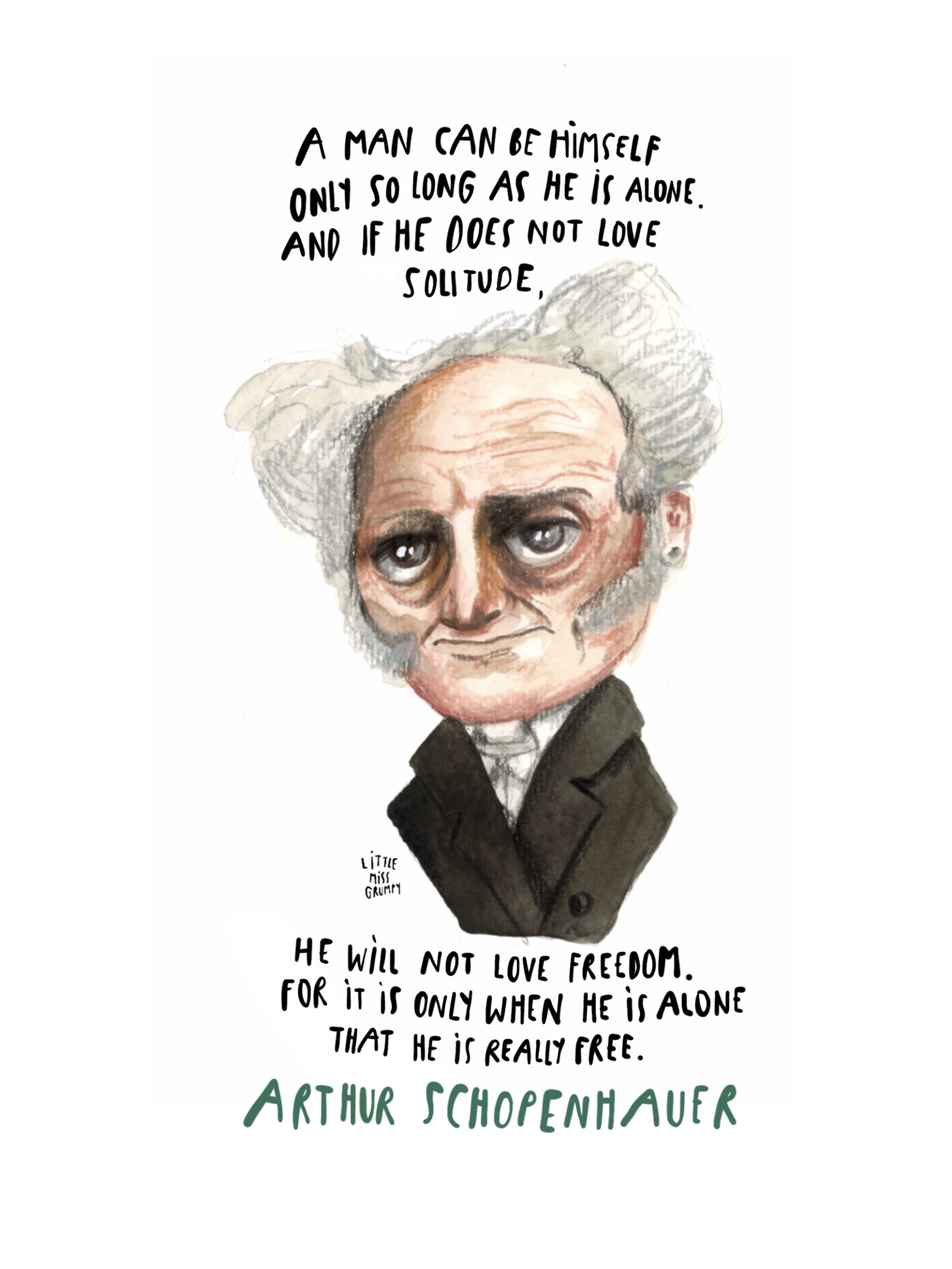 Arthur Schopenhauer - Little Miss Grumpy