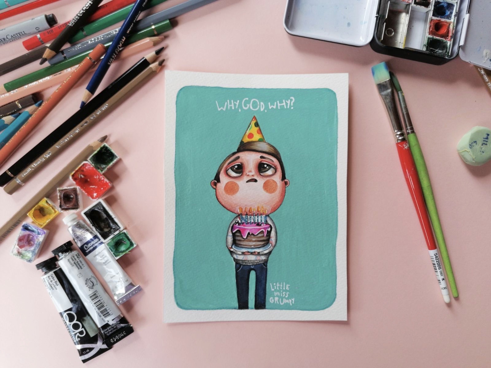 Birthday Boy Original - Little Miss Grumpy